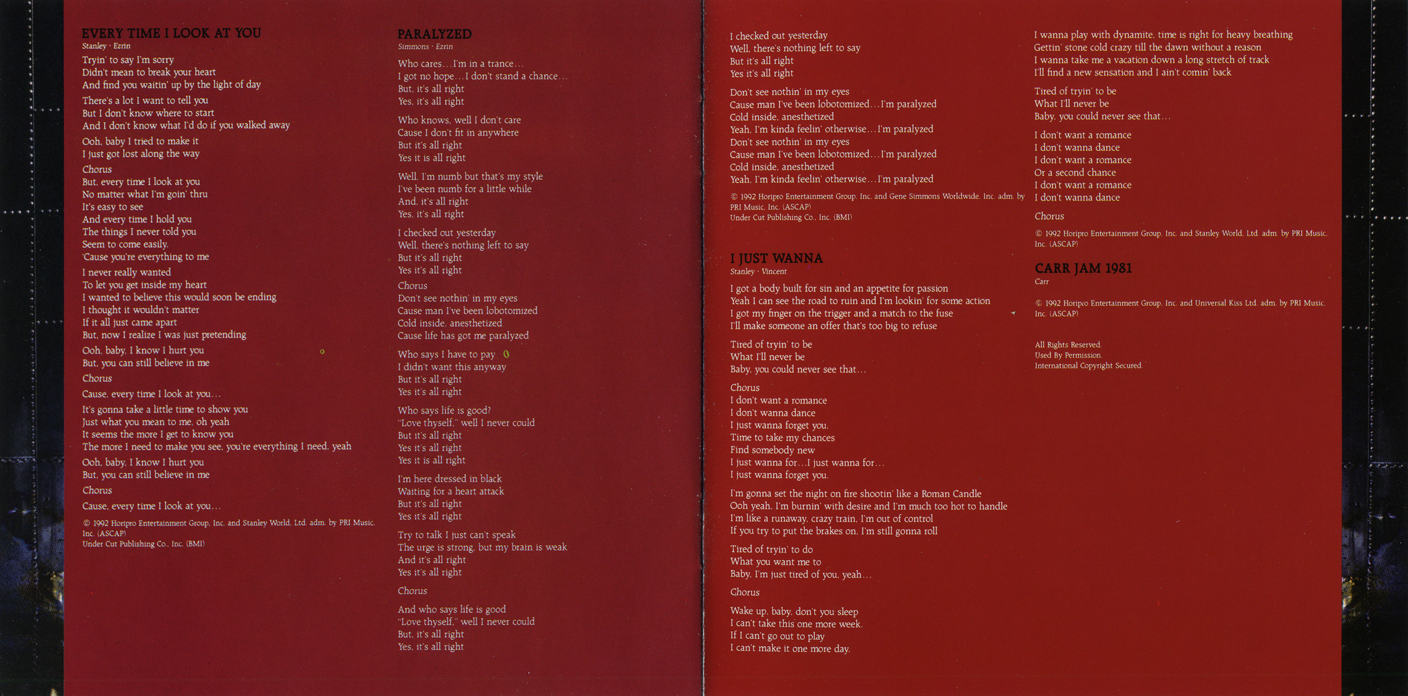 KISS Revenge : Booklet 6 | CD Covers | Cover Century | Over 1.000.000 ...